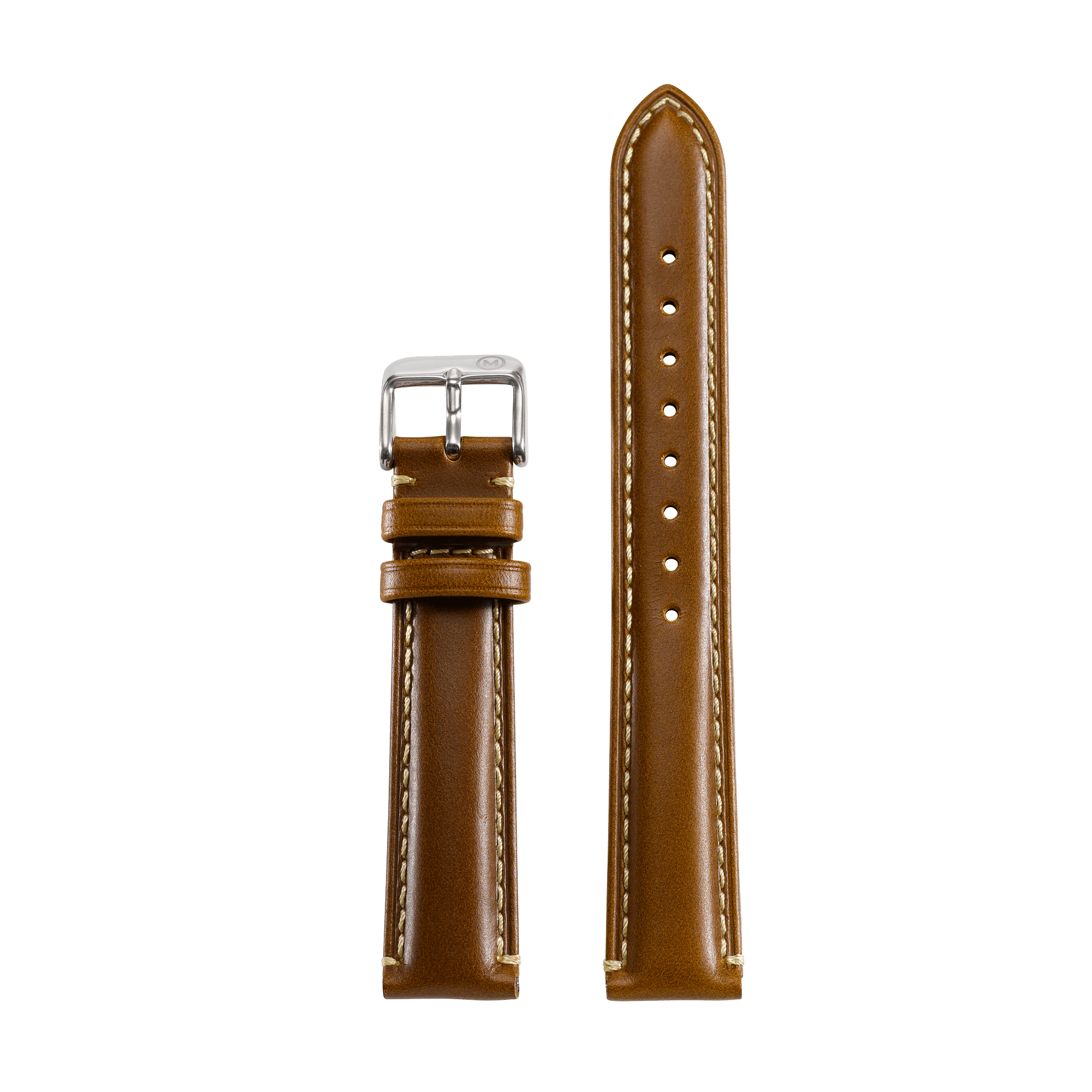Padded Brown Leather Strap (18mm) – Marloe Watch Company